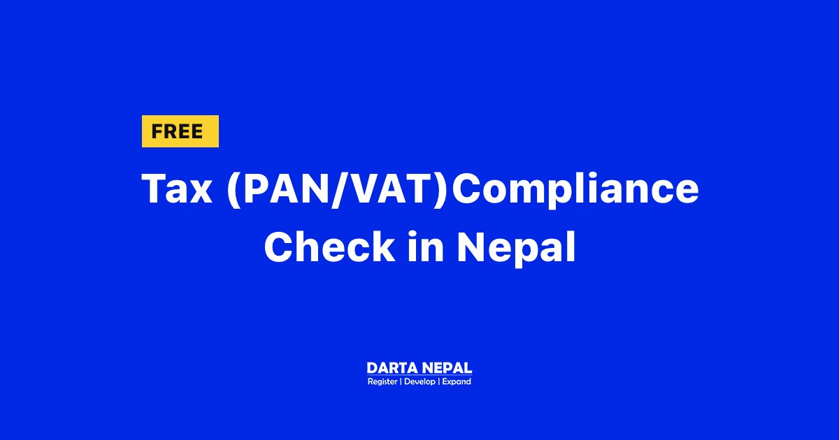 Free Tax Compliance Check-Up - Darta Nepal